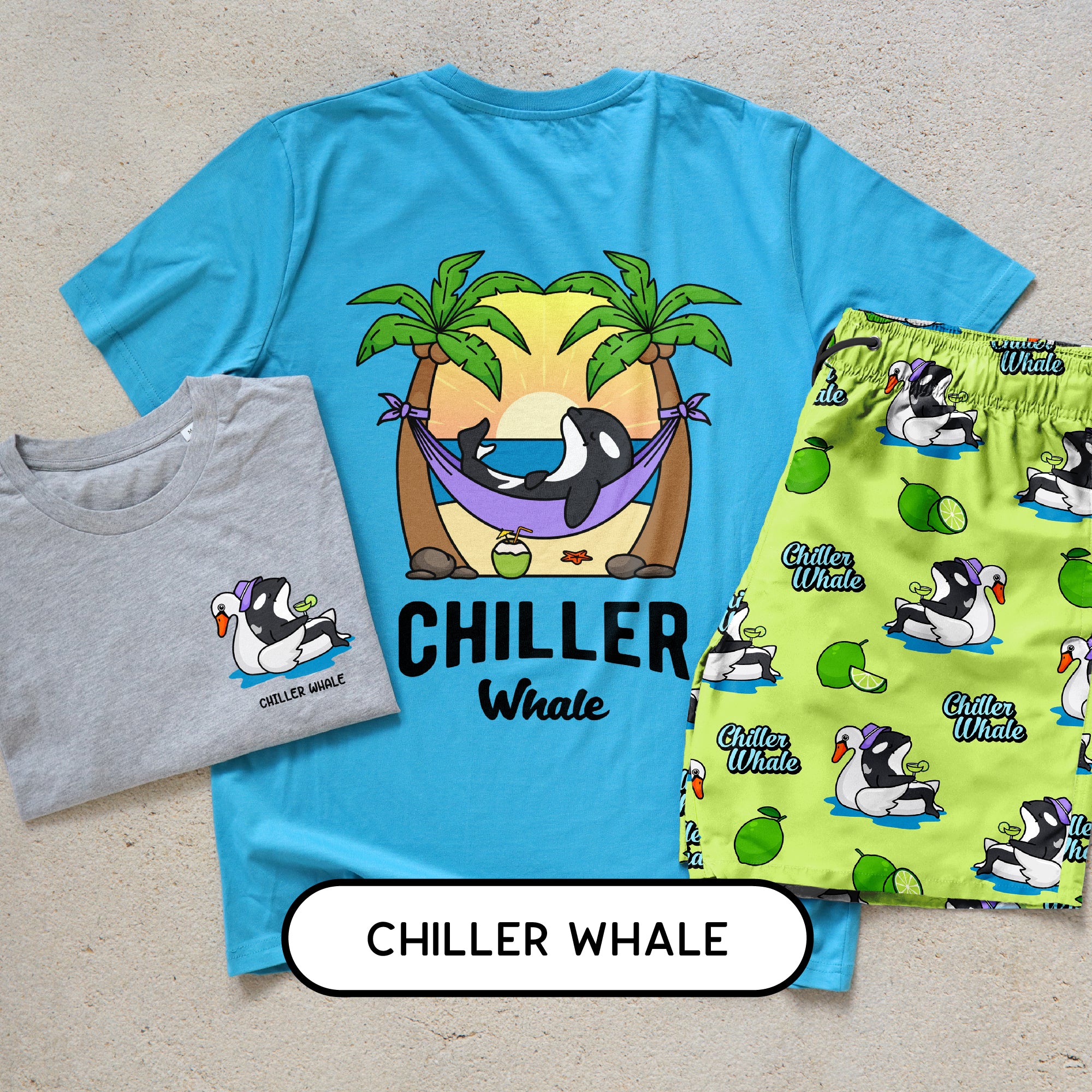 Chiller Whale Collection - Chill Vibes Ocean-Themed Apparel – All ...