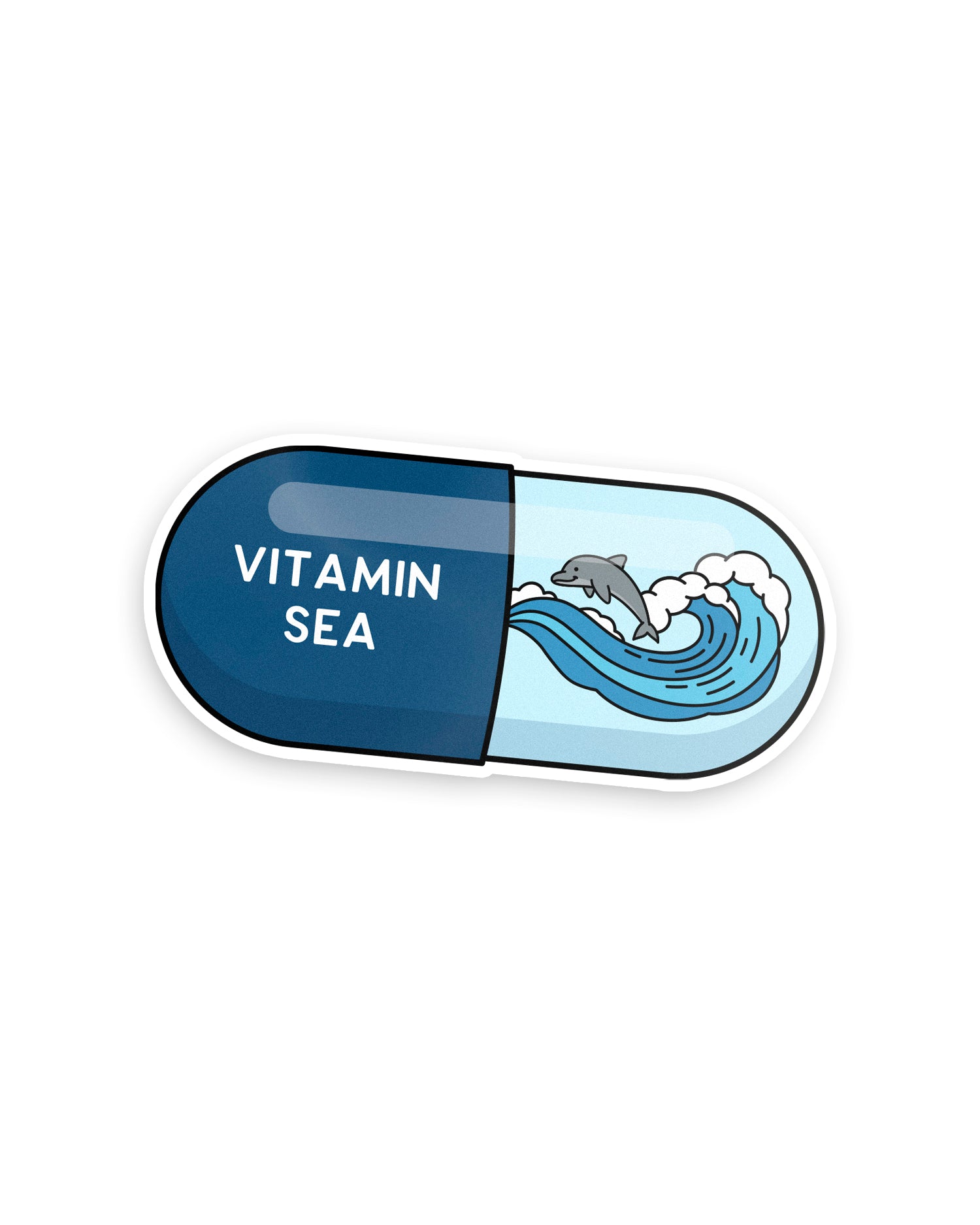 Vitamin Sea Sticker – All Everything Dolphin